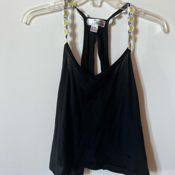 Derek Heart | Tops | Daisy Strap Open Back Tank Top | Poshmark